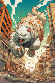 Giant Kaiju Cat | Unreal Images | Explore a universe of AI created images